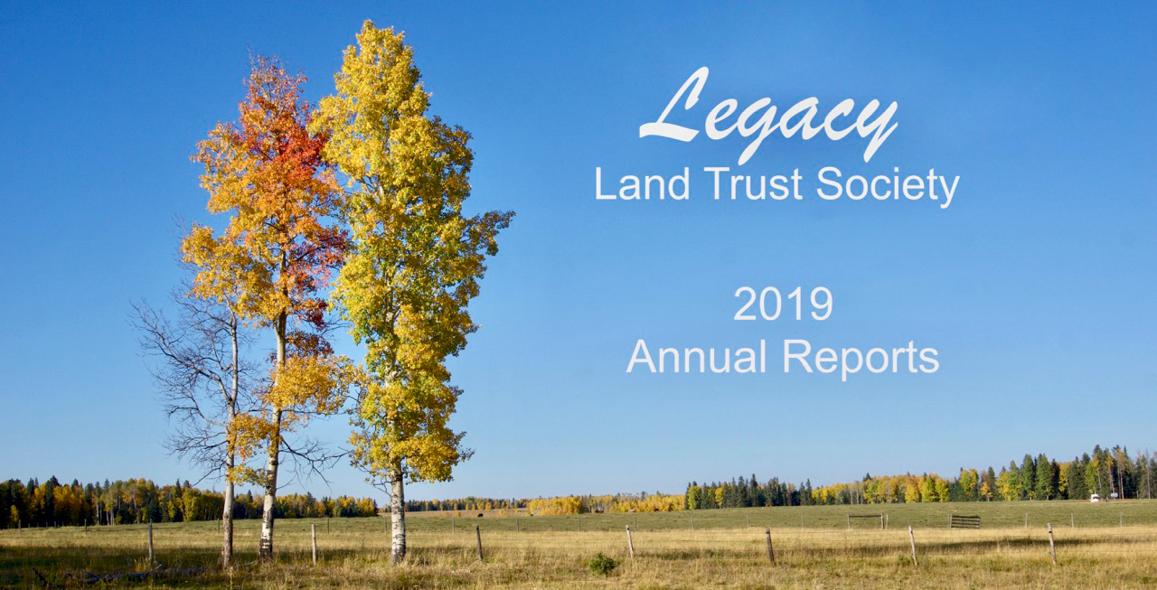 2019 Annual Reports - Legacy Land Trust
